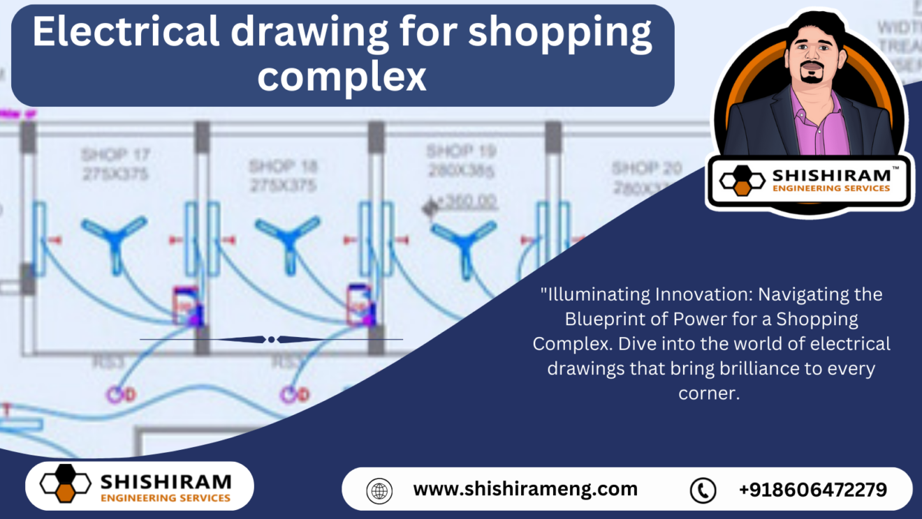 Electrical drawing for shopping complex