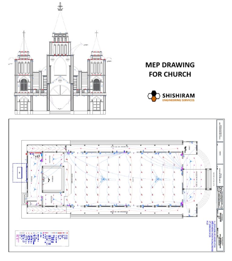 MEP Drawings for Mosques, Temples & Churches - India & UAE